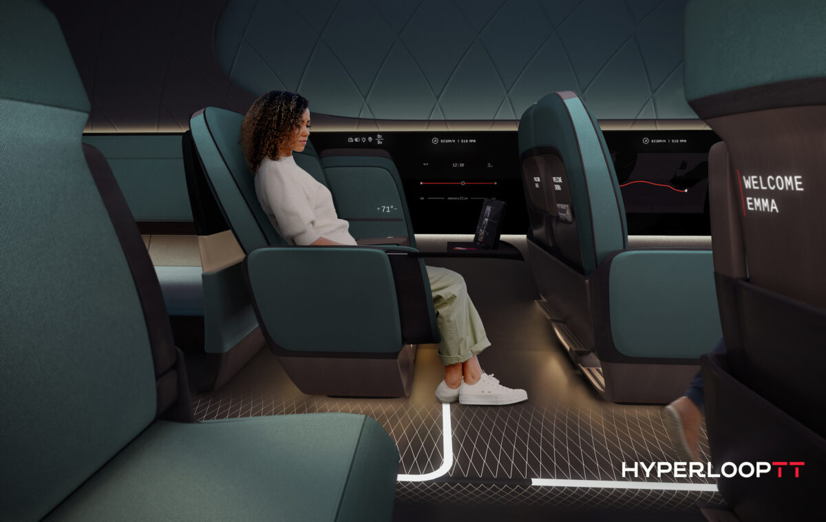 Come si viaggerà nell'Hyperloop TT, il mezzo iperveloce con la cabina ...